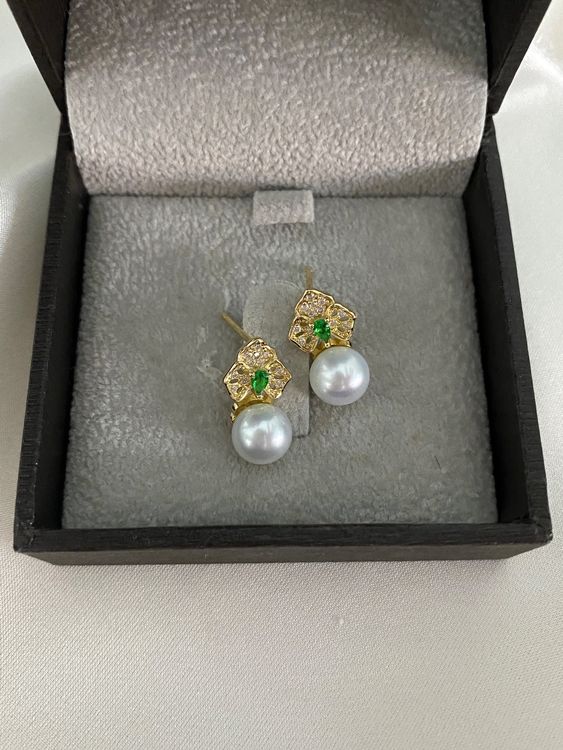 Perlen Ohrstecker /Süsswasserperlen echte (Neu und originalverpackt) in Sarnen für CHF 65 – mit ...