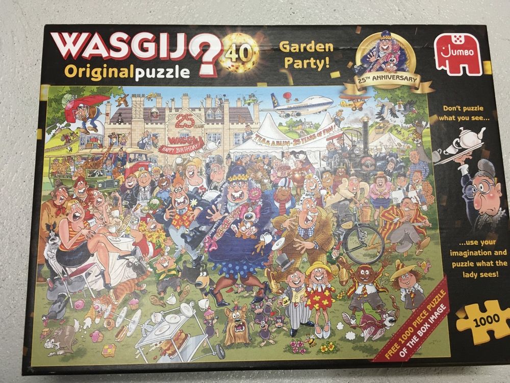 WASGIJ OriginalPuzzle Nr. 40, 1000 Teile, Gartenparty | Kaufen auf Ricardo