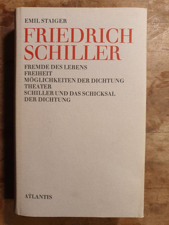 Friedrich Schiller – Emil Staiger | Kaufen auf Ricardo