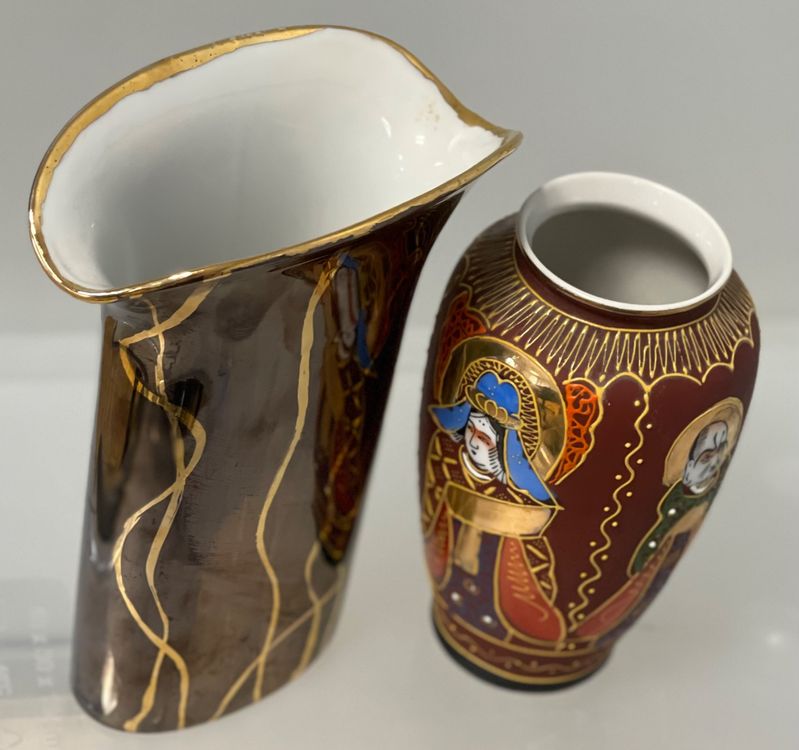 Vasen Handbemalt Vintage Porzellan | Kaufen auf Ricardo