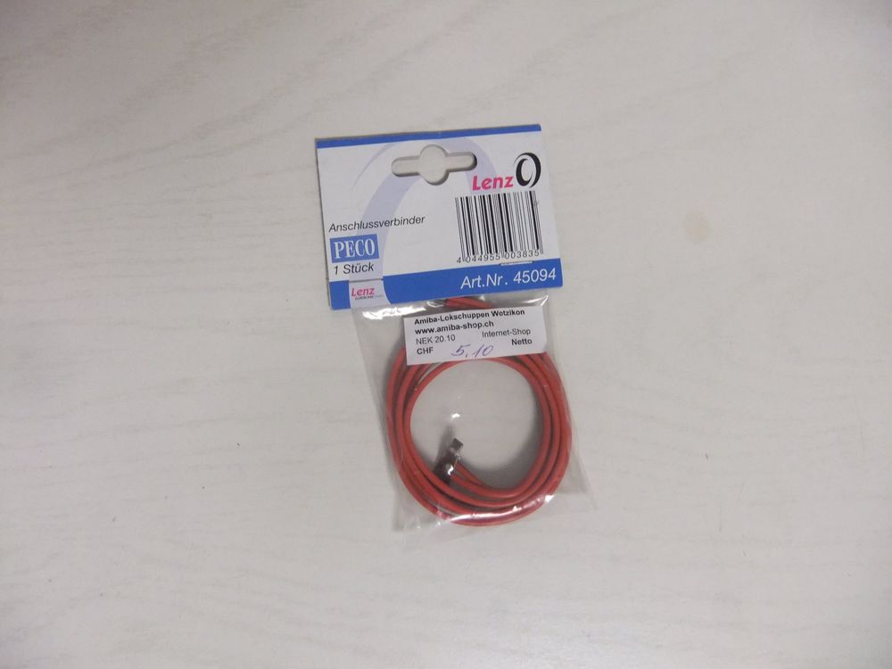 Modellbahn: Lenz Anschlussverbinder Peco Art. Nr. 45094 (Neu und ...