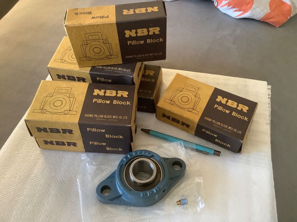 6x Flanschlager NBR UCFL 206, neu, Welle 30mm, Made in Japan (Neu (gemäss Beschreibung)) in ...