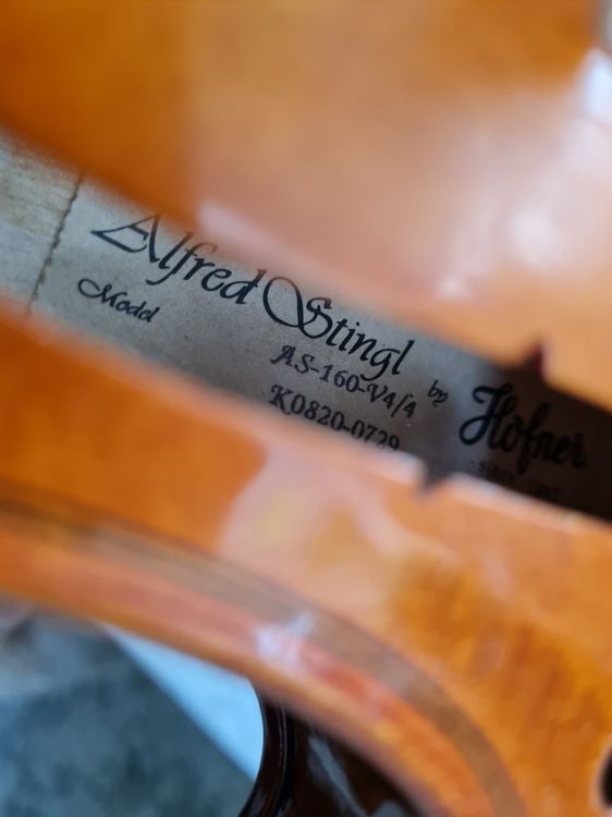 Violino Alfred Stingl By Hofner Model AS-160-V4/4 | Kaufen auf Ricardo
