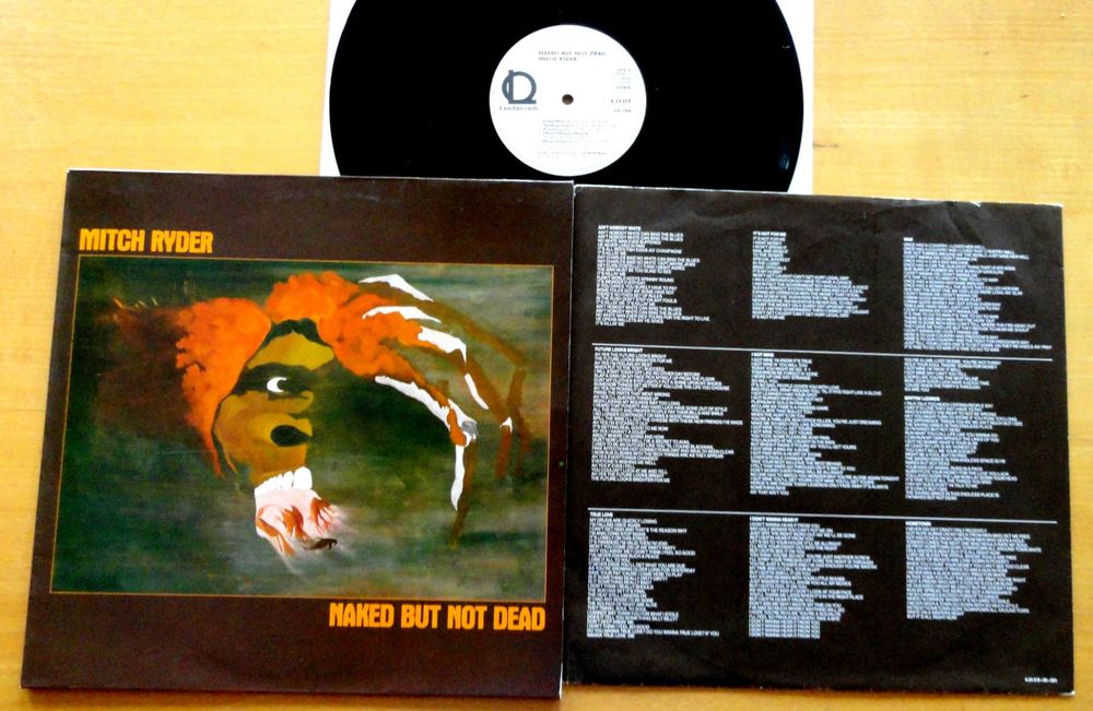 LP MITCH RYDER naked but not dead LINE RECORDS 1980 BLUES (Gebraucht ...