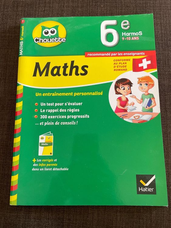 Cahier de révision maths avec corrigé 6ème Harmos (Neu (gemäss ...