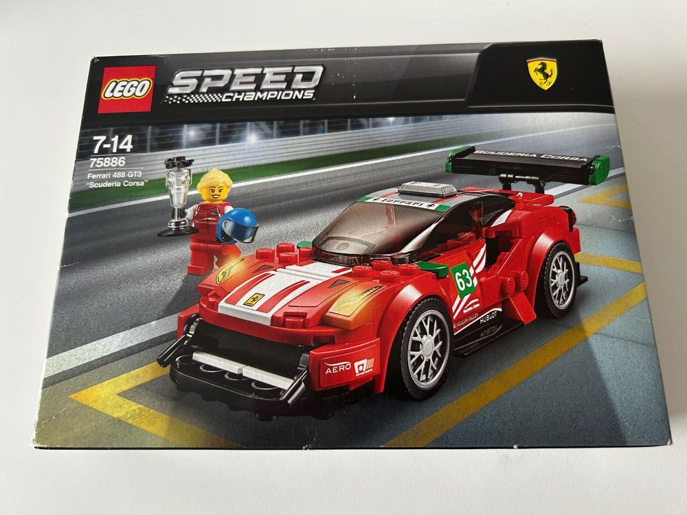 LEGO Speed Champions 75886 Ferrari 488 GT3 Scuderia Corsa (Neu und ...