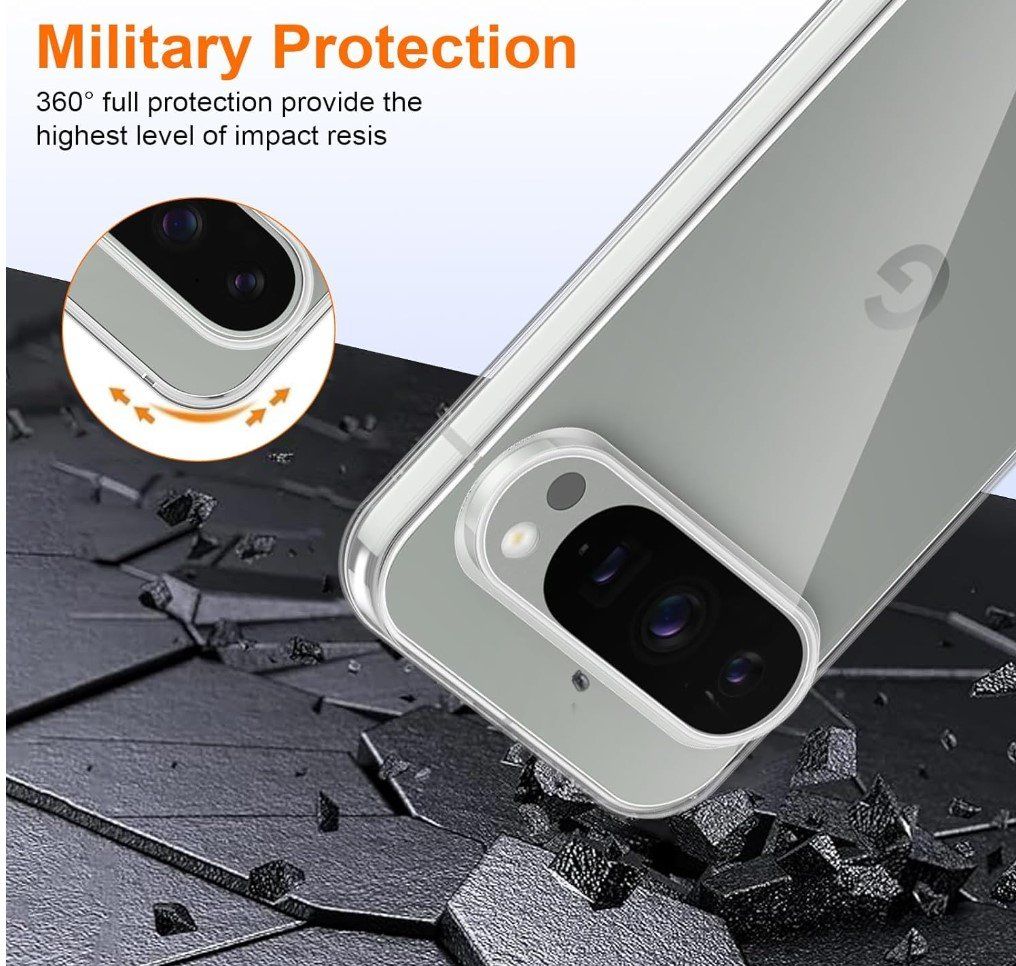 Google Pixel 9 Hülle Case crystal clear TPU dünn weich (Neu und ...