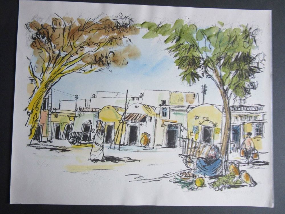 FRED F. EGGIMANN LITHOGRAPHIE SIGNIERT NUMMERIERT (Gebraucht) in Gersau für CHF 28 – mit ...