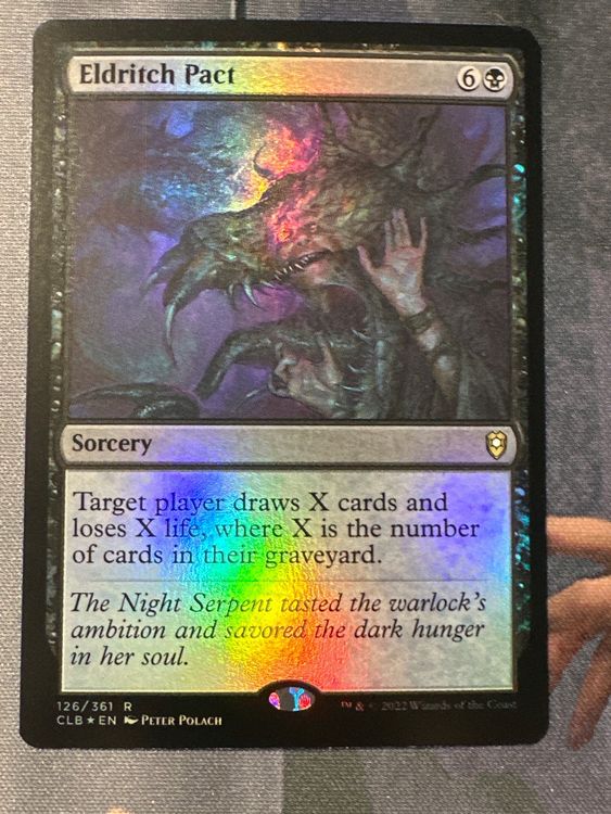 Eldritch Pact FOIL Baldurs Gate Boosterfrisch | Kaufen auf Ricardo