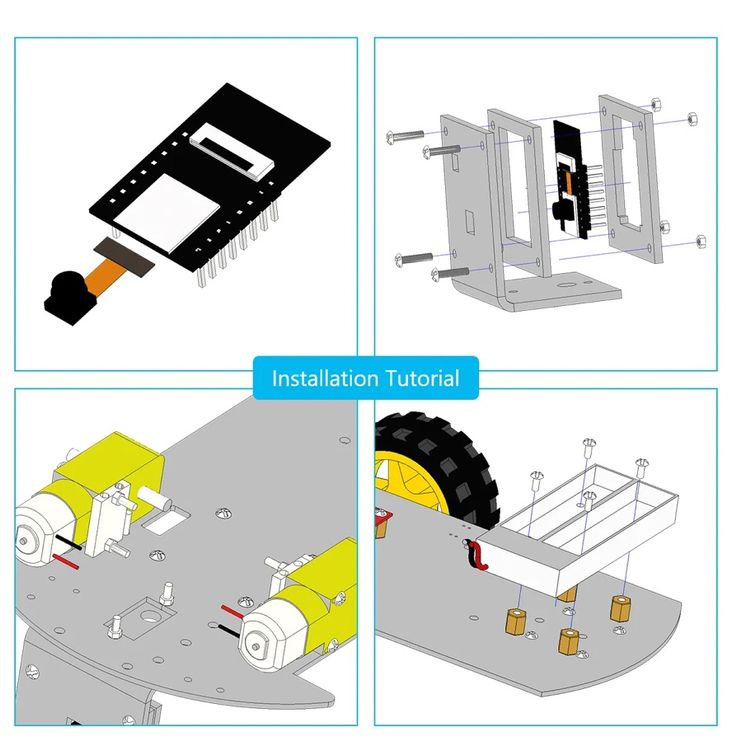 2WD Roboter Auto Kit mit WiFi, ESP32 Kamera und Arduino (Neu und originalverpackt) in LIESTAL ...