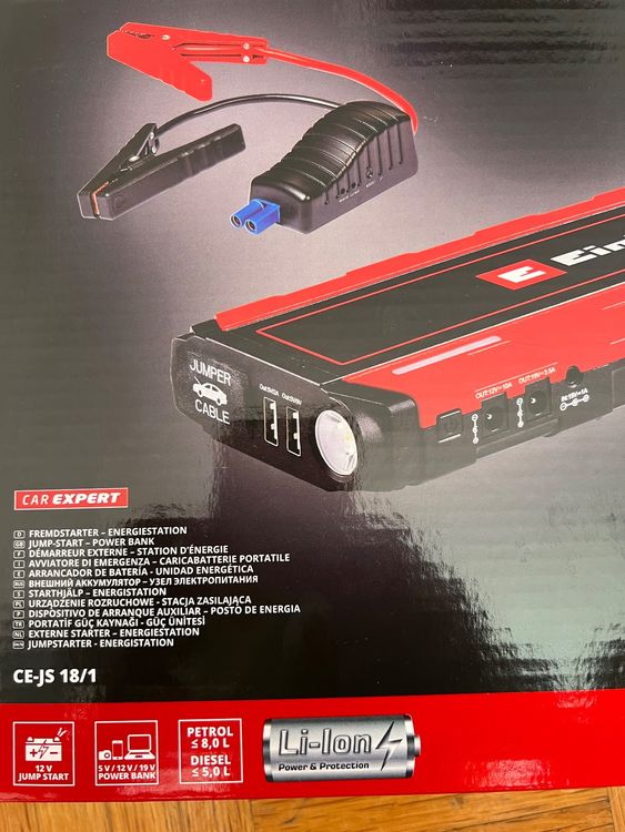 Einhell Jump-Start Power Bank CE-JS 18 (Neu und originalverpackt) in ...