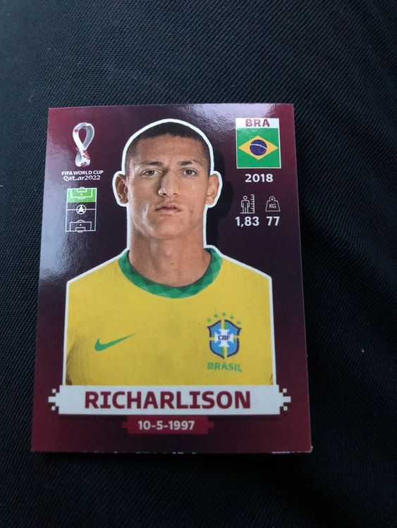 WM 2022 Qatar Richarlison, BRA 19 (Gebraucht) in Flumenthal für CHF 2.1 ...