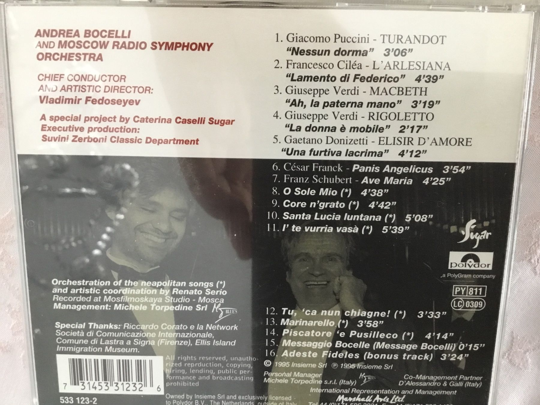 Andrea Bocelli - Viaggio Italiano - !🎵🎶🎼 (Gebraucht) in Thierachern für ...