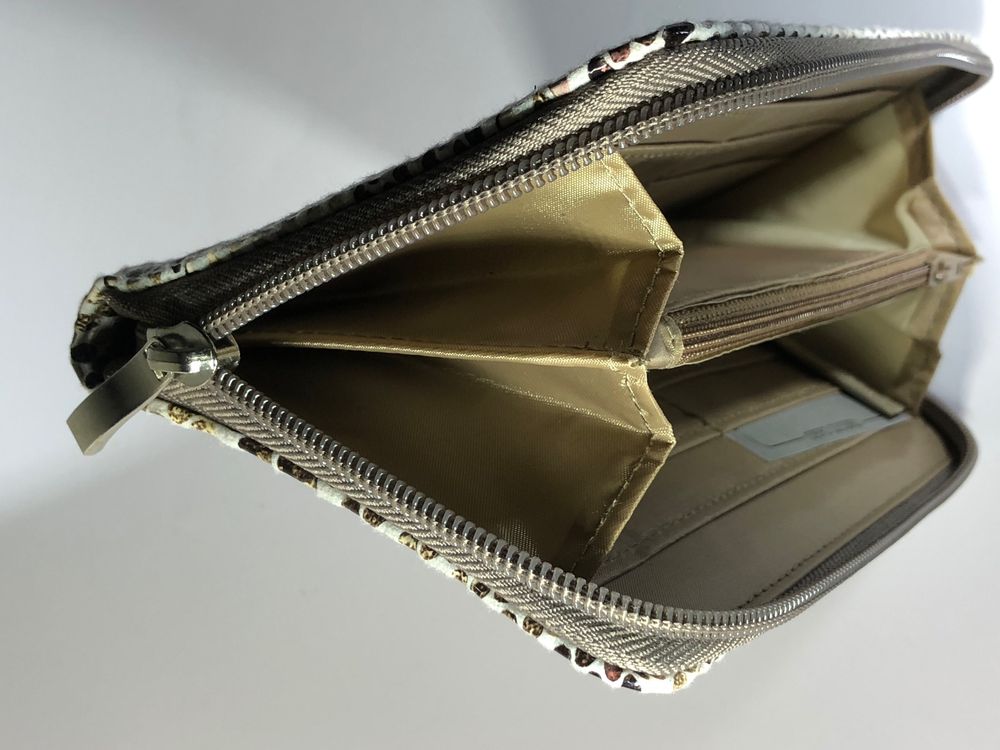 Schönes Portemonnaie mit Schlangenmuster, neu (Neu (gemäss Beschreibung ...