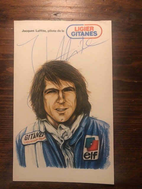 Jacques Laffite Postkarte mit Autogramm (Gebraucht) in Muzzano für CHF ...