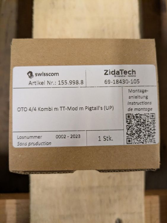 OTO LAN Hybrid Dose ZidaTech (Swisscom) (Neu und originalverpackt) in ...