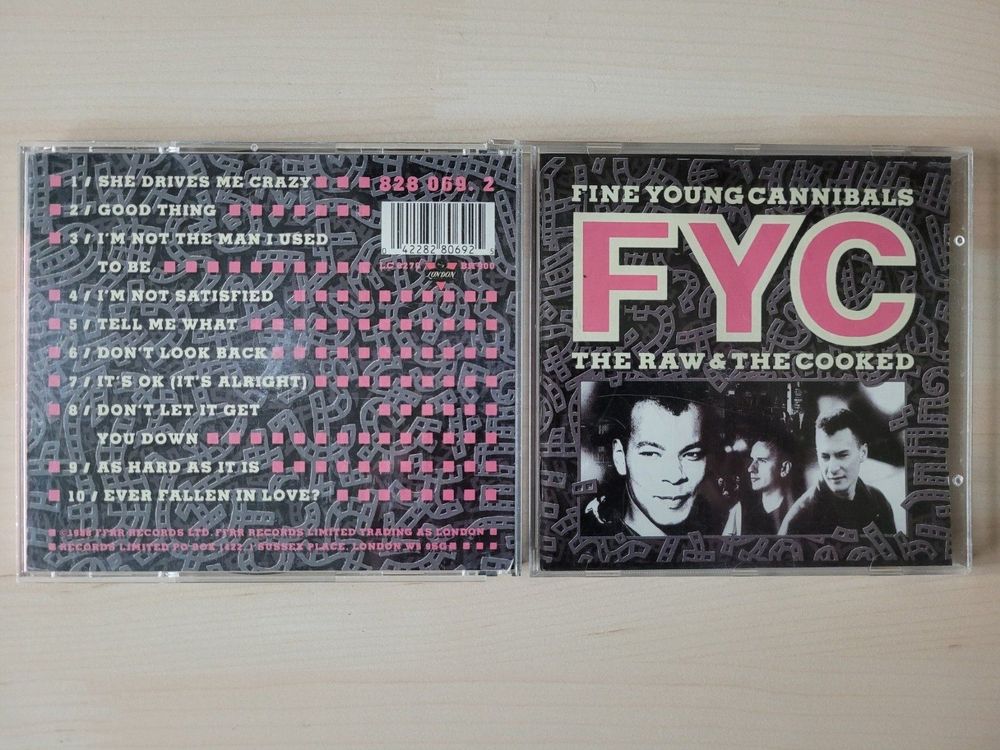 CD Fine Young Cannibals - The Raw & The Cooked, 1988 (Gebraucht) in ...