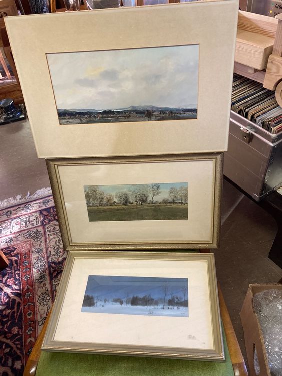 Müller Rudolf 3 Aquarelle Landschaften | Kaufen auf Ricardo