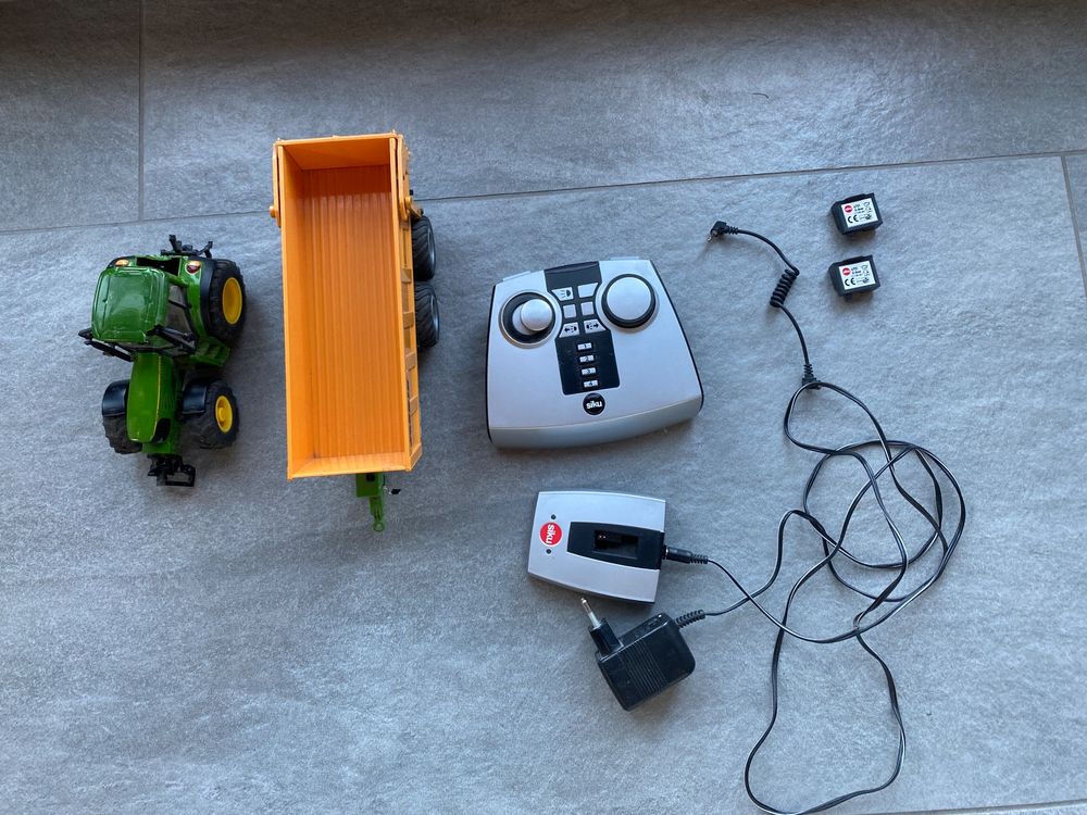 Siku Control John Deere 6920S und Joskin Kipper komplett (Defekt) in ...