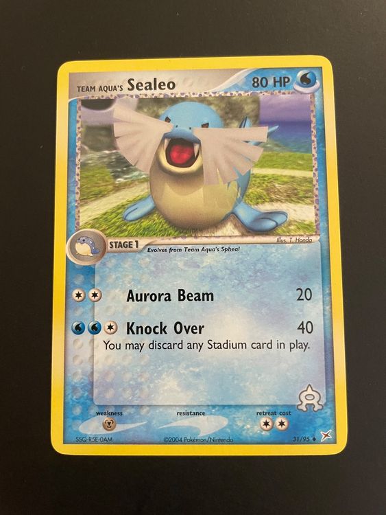 Sealeo 31/95 EX Team Magma VS Team Aqua | Kaufen auf Ricardo