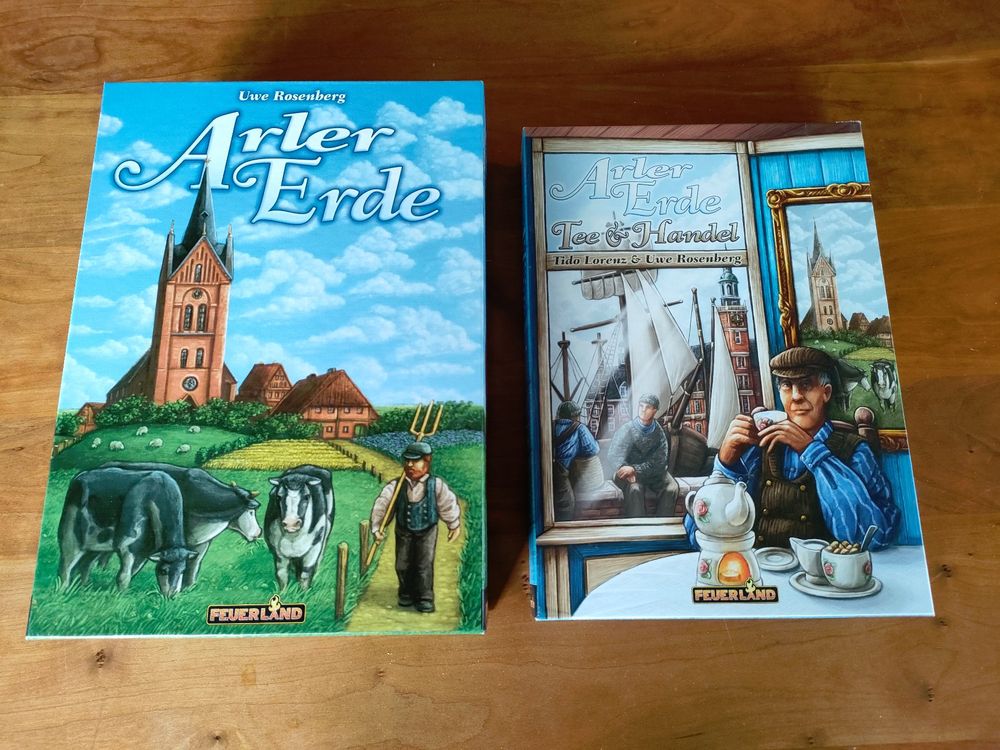 Arler Erde Feuerland Spiele inkl. Erweiterung Tee & Handel (Gebraucht ...