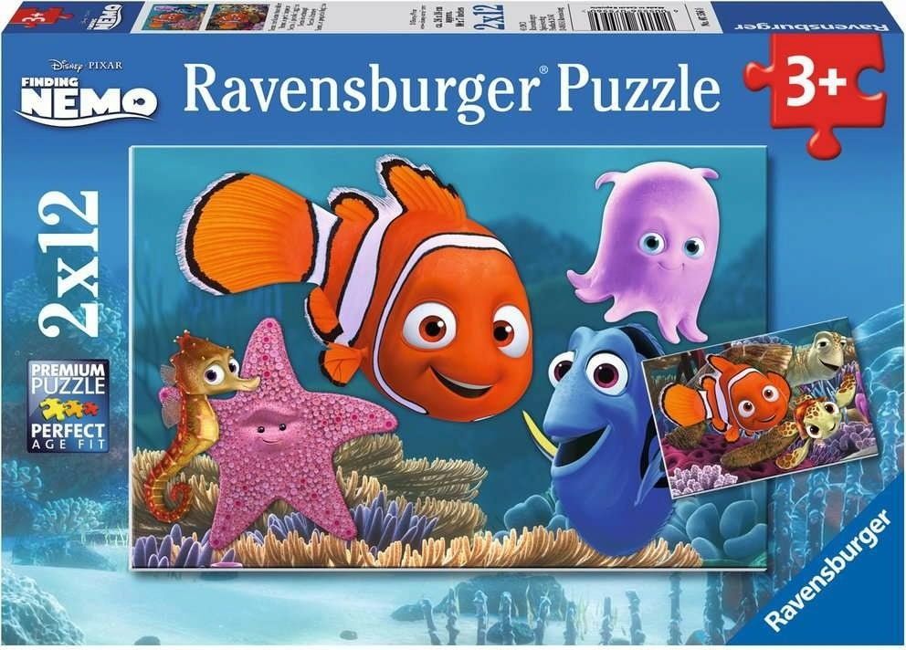 Ravensburger Puzzle Nemo der Kleine Ausreisser 2x12 Teile | Kaufen auf ...