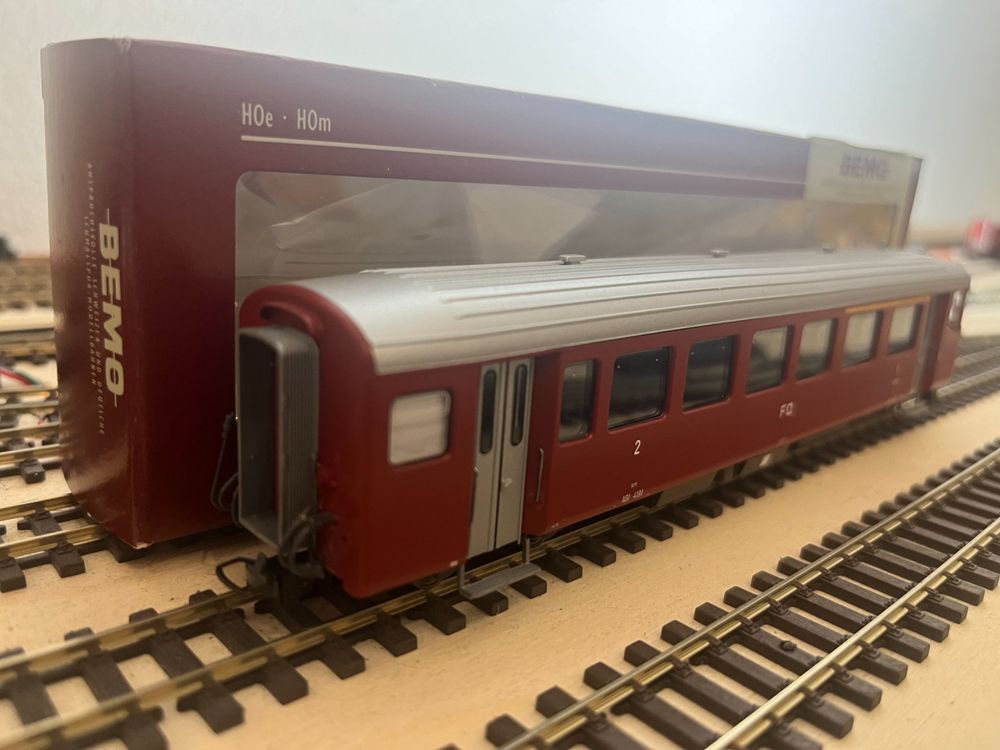 Bemo 3275 205 - FO Steuerwagen ABt 4191 (Gebraucht) in Rickenbach b. Wil für CHF 99 – mit ...