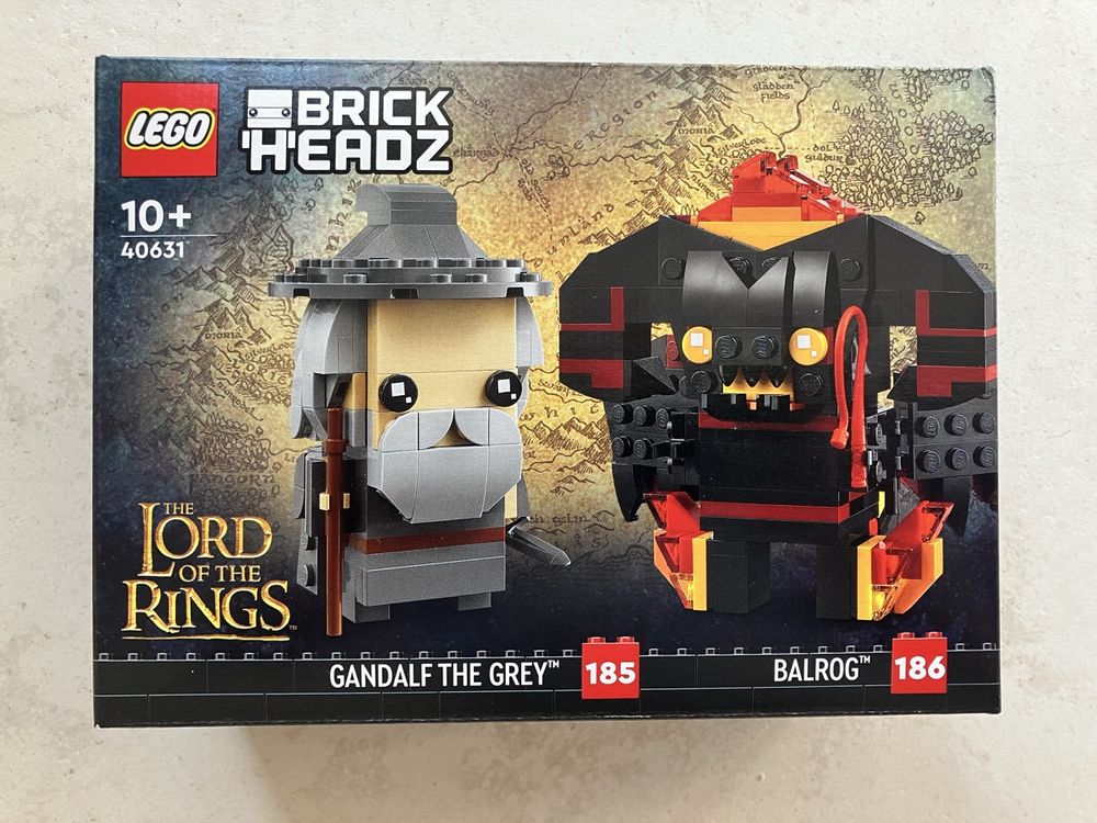 Lego 40631 Gandalf the Grey and Balrog Brickheadz (Neu und ...