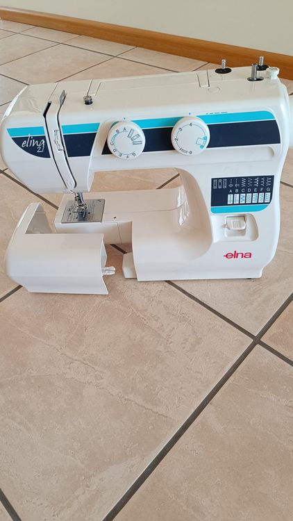 ELNA MACHINE A COUDRE (ELINA 21) QUASI NEUVE (Neu (gemäss Beschreibung ...
