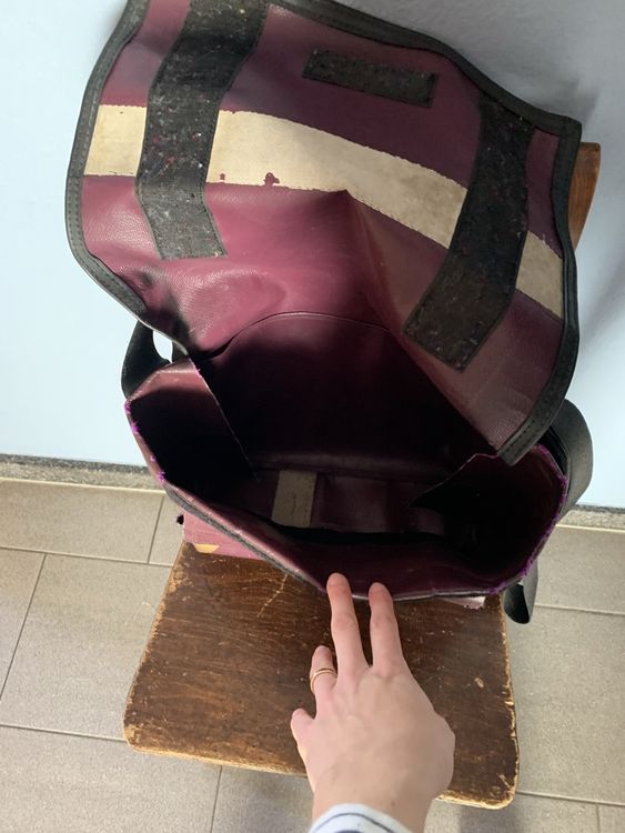 Freitag Tasche F13 der Klassiker Gold violett | Kaufen auf Ricardo