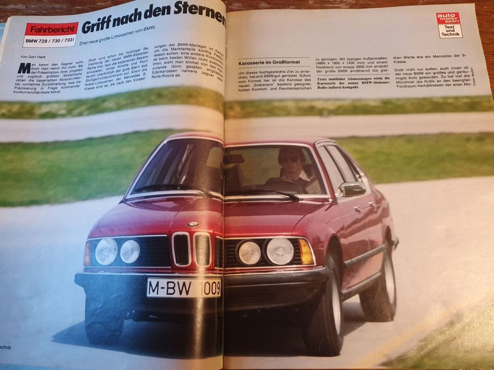 AMS 11/77 BMW 733 i Matra Rancho Alfetta Rolls Royce 504 xa | Kaufen ...