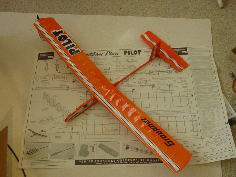 Graupner Freiflugmodell "Pilot" gebaut (Gebraucht) in Hirschthal für ...