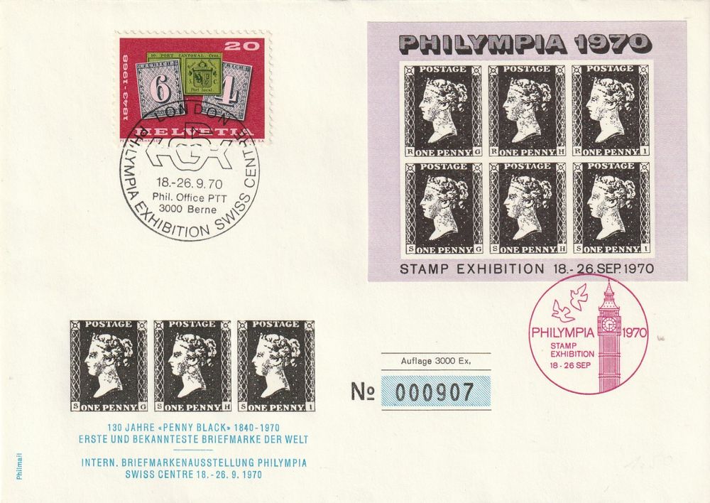 Sonderbrief England Black Penny 1970 | Kaufen auf Ricardo