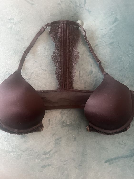 Victoria’s SecretSchwarzer Push up BH mit Kettendetail 36b (Gebraucht) in Winterthur für CHF 19 ...