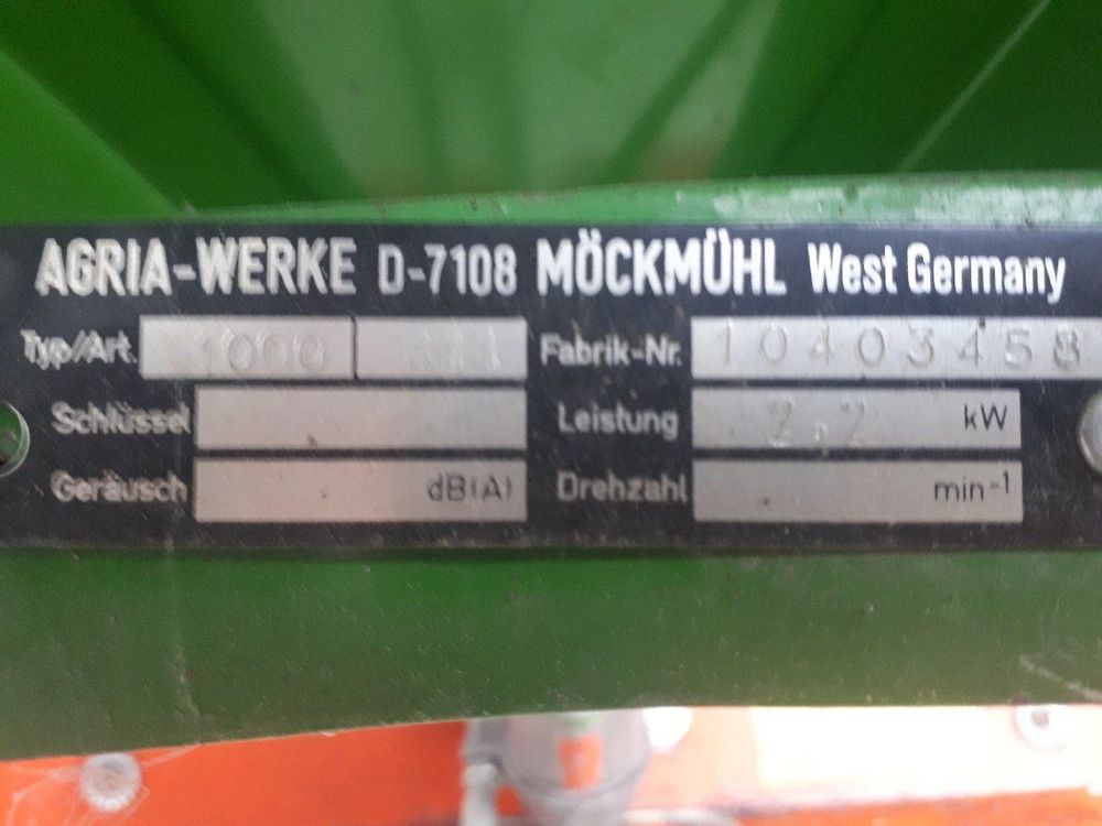 Bodenfräse/Motorhacke AGRIA 1000-4 | Kaufen auf Ricardo