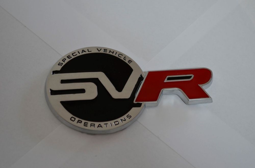 Range Rover SVR Emblem aus Metall | Kaufen auf Ricardo