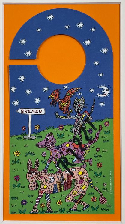 James Rizzi (1950-2011) Grafik Handsigniert | Kaufen auf Ricardo
