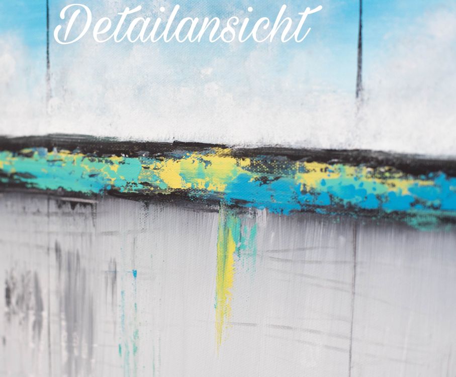 Acrylbild Bäume Natur grau bunt abstrakt | Kaufen auf Ricardo