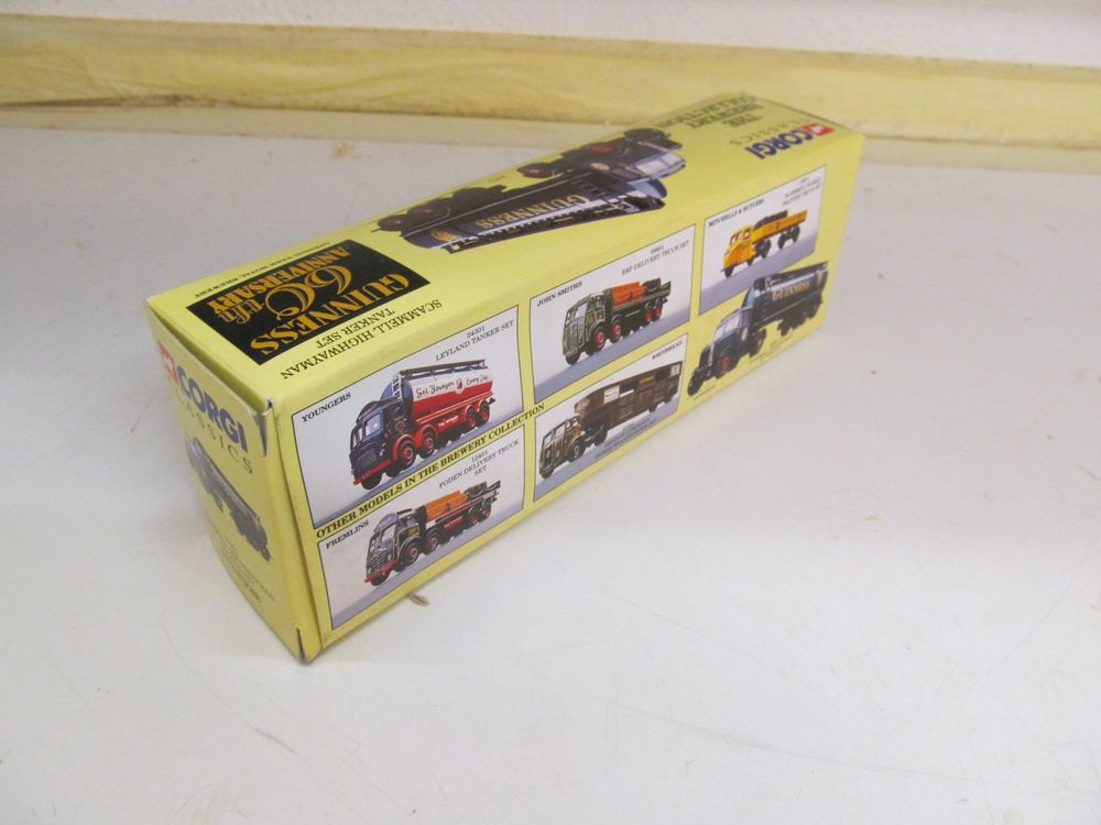 GUINNESS TANK SCAMMELL HIGHWAYMAN TANKERSET LIMITED CORGI (Neuf avec ...
