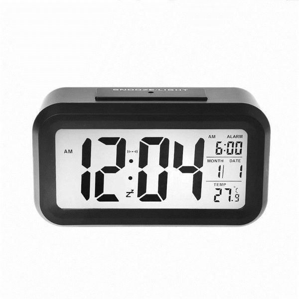 Design Digital Wecker LCD Alarm Tischuhr | Kaufen auf Ricardo