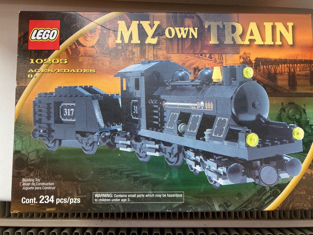 LEGO 10205 My Own Train Dampflokomotive mit Tender (Neu und ...
