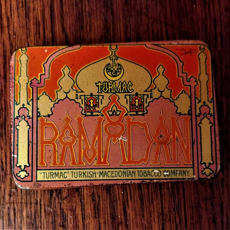 RAMADAN * TURMAC CIGARETTEN - ALTE RARE BLECHDOSE (Gebraucht) in ...
