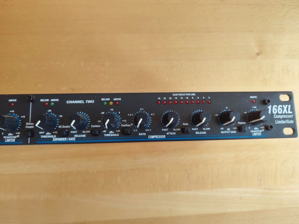 dbx 166XL Stereo Compressor / Limiter / Gate (Gebraucht) in Osterfingen ...