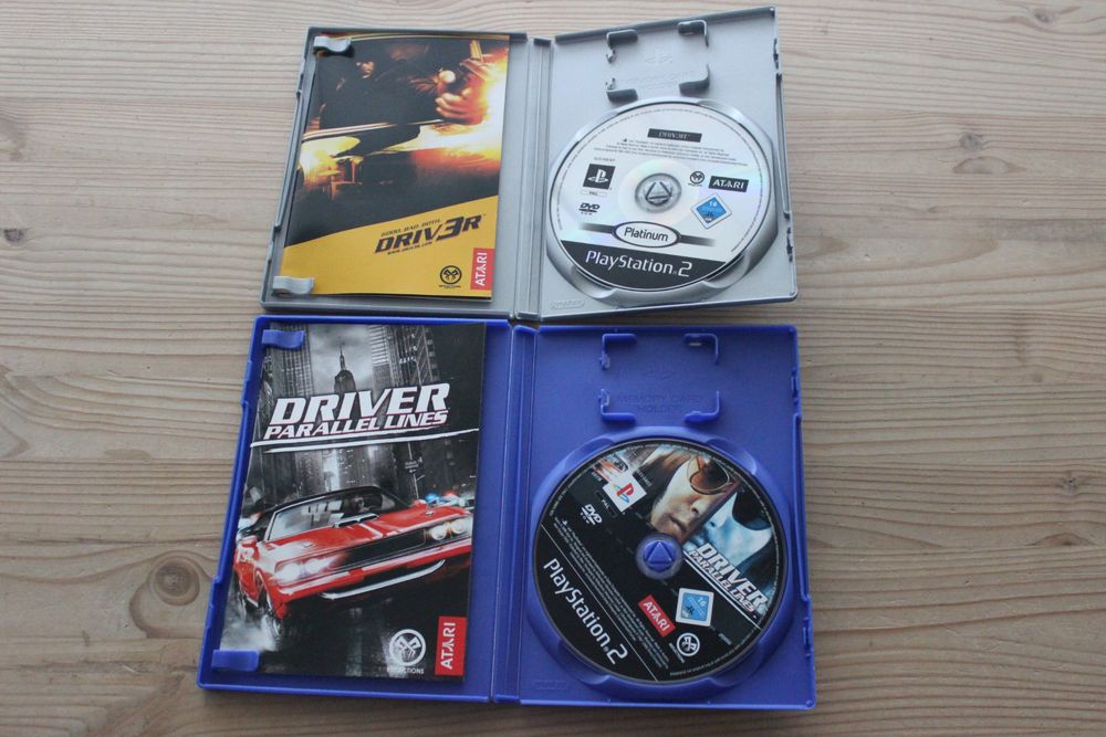 Driv3r 3 + Driver Parallel Lines - 2 Spiele für PS2 im Set (Gebraucht ...