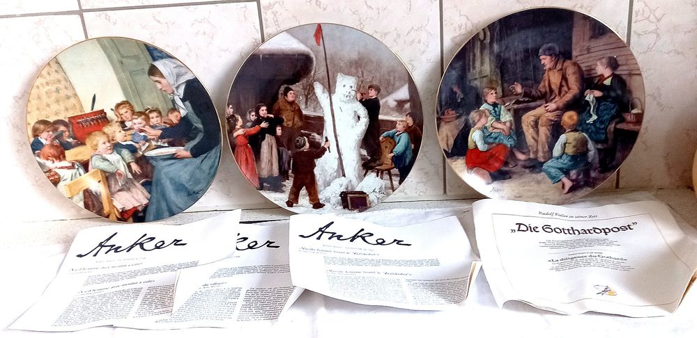 Sammelteller Gottfried Keller /Abert Anker usw. (Gebraucht) in Baar für ...