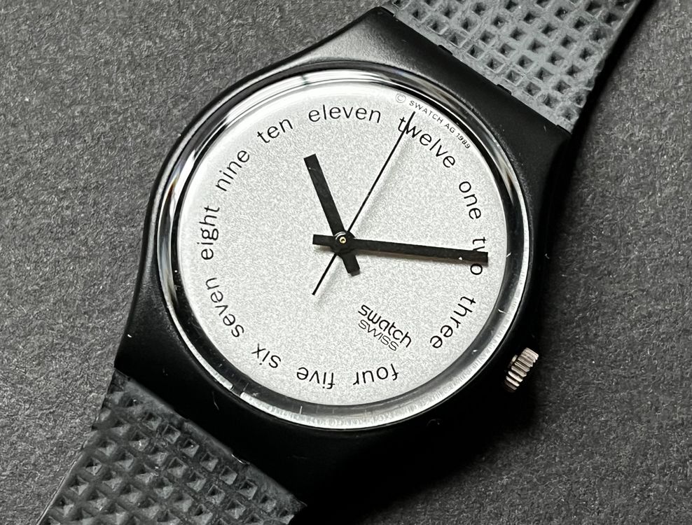 Swatch The Burglar GB717 1990 No Date, Rarität - fabrikneu (Neu und ...
