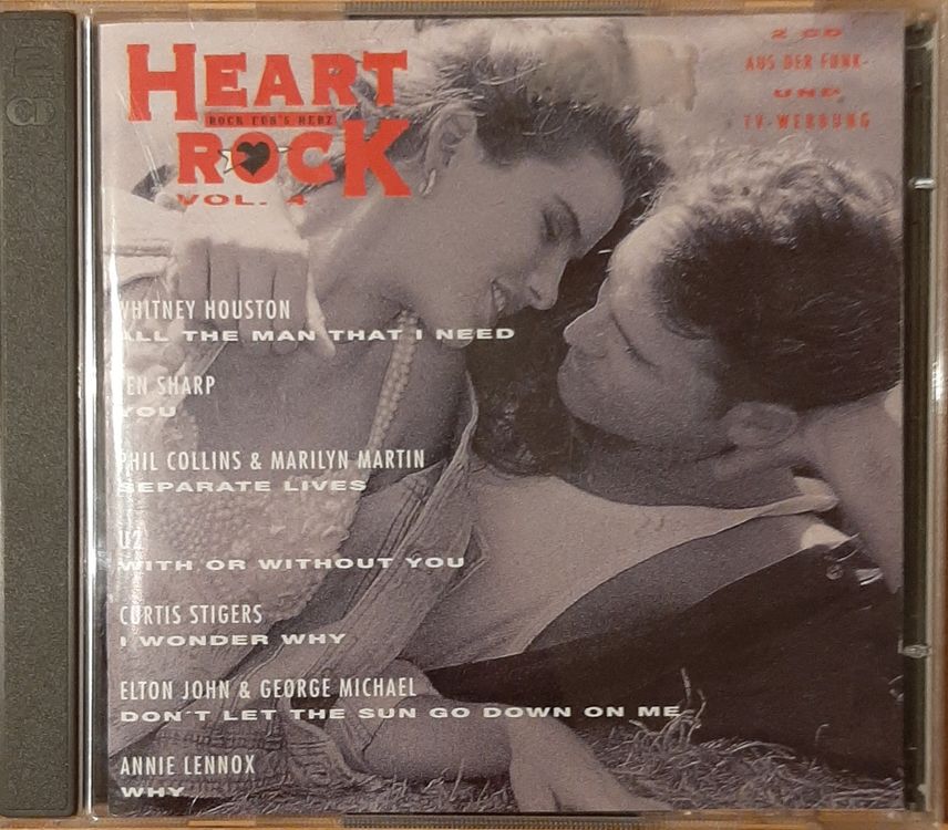 Heart Rock Vol.4, Rock fürs Herz, 2CD Compilation 1992 (Gebraucht) in Schönenberg TG für CHF 1.6 ...