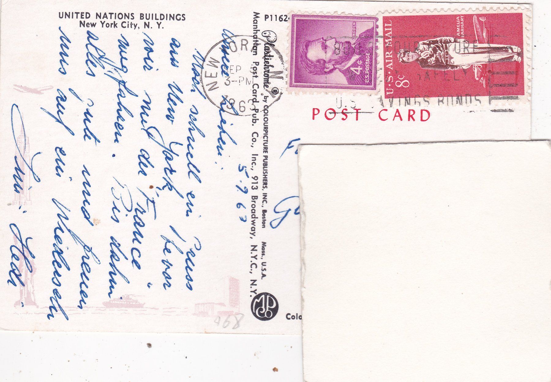 USA New York City United Nations Buildings 1963 (Gebraucht) in Herisau ...