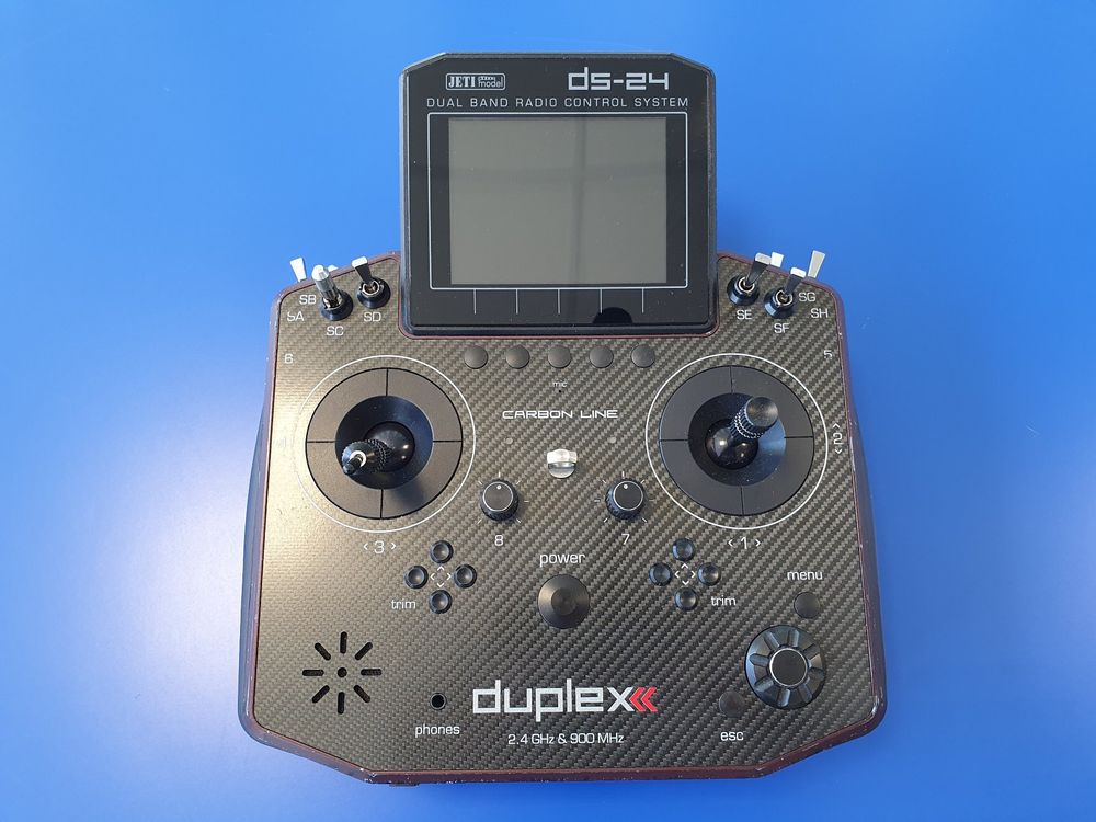 Jeti Fernsteuerung DS-24 Carbon Line Dark Red (Gebraucht) in Balsthal ...
