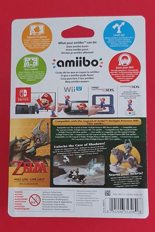 amiibo Nintendo Figur Zelda - Wolf Link (NEU) (Neu und originalverpackt ...
